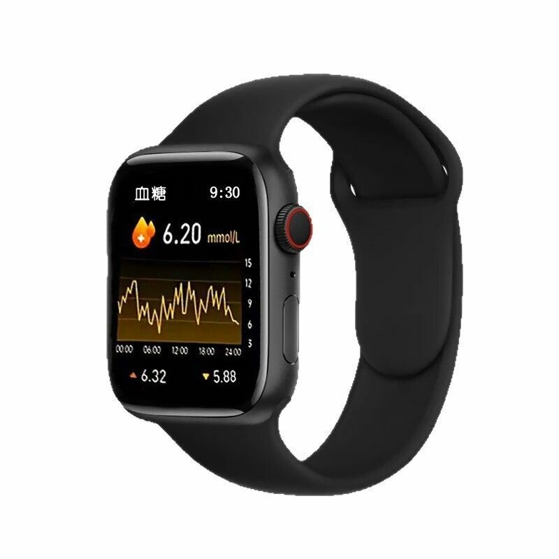 M1Pro Часы умные с Bluetooth, мониторинг глюкозы и пульса, спортивные, 1.39" экран, 5 дней работы