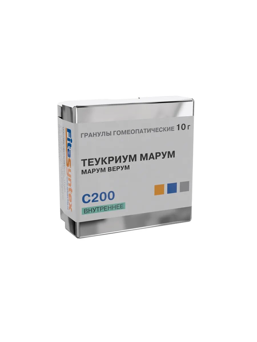 Теукриум марум С200, гранулы гомеопатические моно, 10 грамм , Фитасинтекс