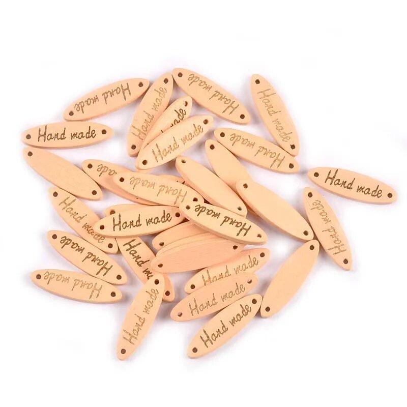 Деревянные бирки 50 шт. 8x28mm