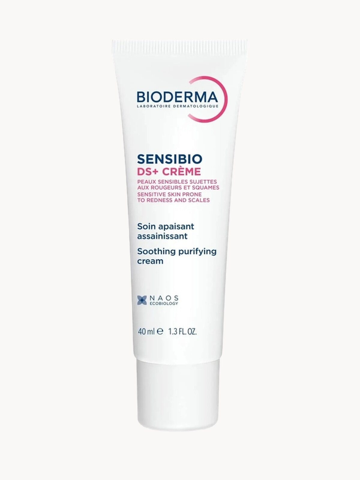 BIODERMA Sensibio DS+ Увлажняющий крем против покраснения и шелушения чувствительной кожи, 40 мл