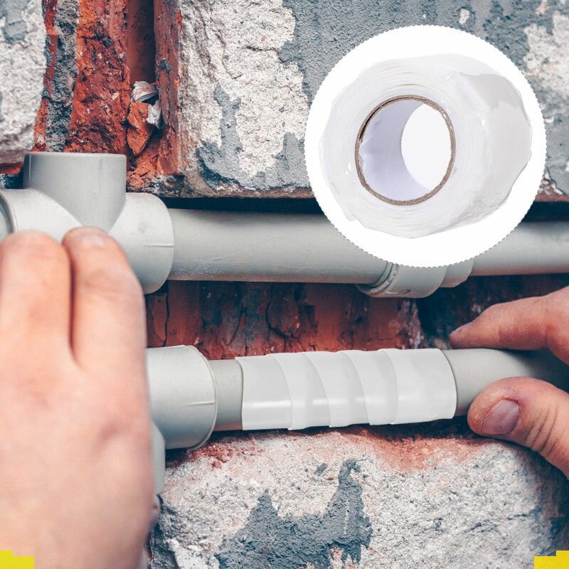 Лента Для Устранения Течи Водопроводной Трубы Из Силиконового Каучука 100X2.5Cm