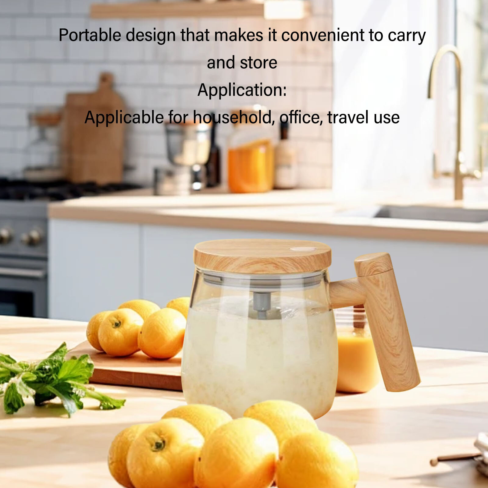 Электрическая высокоскоростная чашка для смешивания 400 мл, стеклянная кружка для самостоятельного перемешивания кофе, чашка для самостоятельного смешивания для домашнего офиса, путешествий