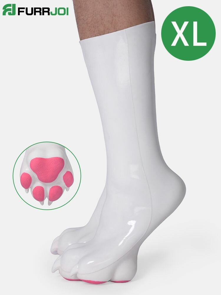 Furrjoi Силиконовые лапки с подушечкой -xl