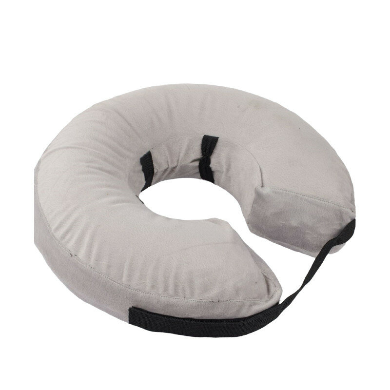 Регулируемый элзабетанский ошейник для собак и кошек надувной воротник из пвх серый xs