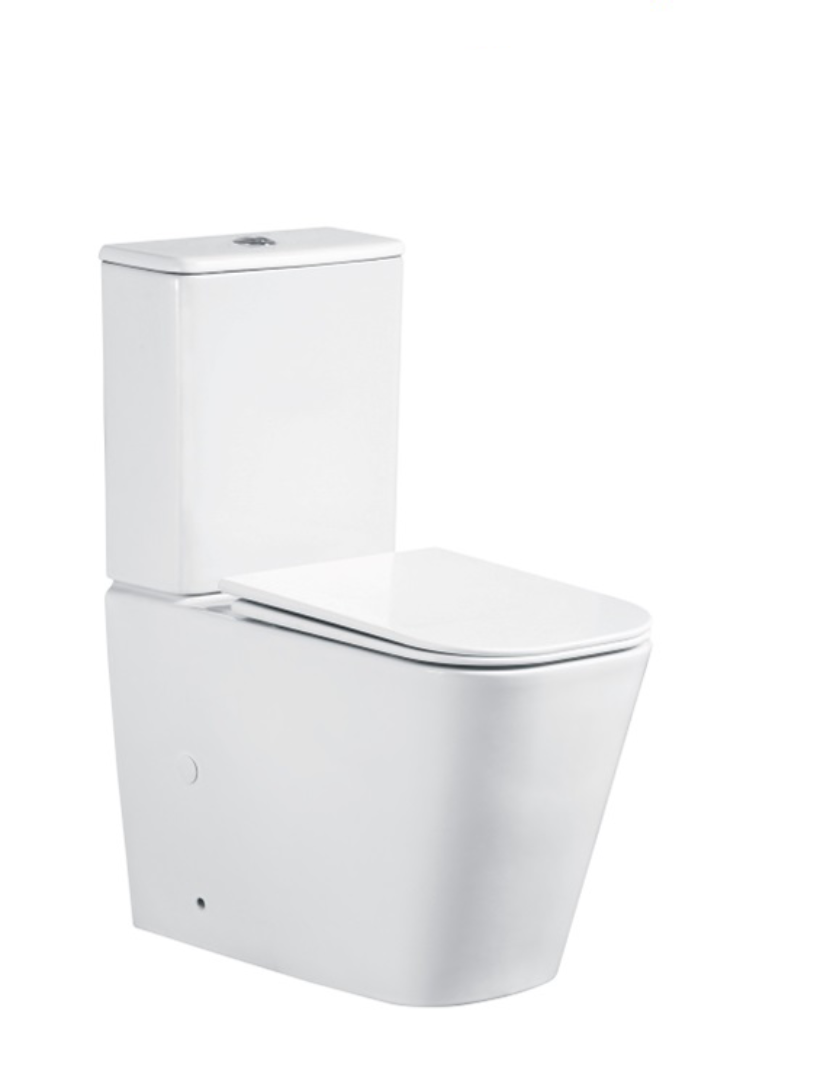 Унитаз напольный CeruttiSpa Manlio Tornado 10618 белый, безободковый, с крышкой микролифт, слив-торнадо