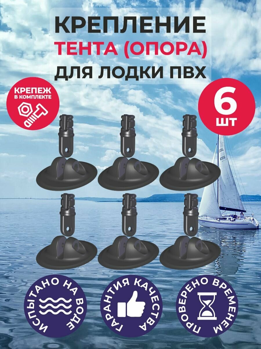 Крепление тента на лодку ПВХ
