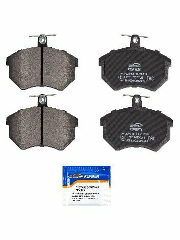 Колодки тормозные перед. Audi 80 -91/Chery Fora 07- (с ушком, без датчика)