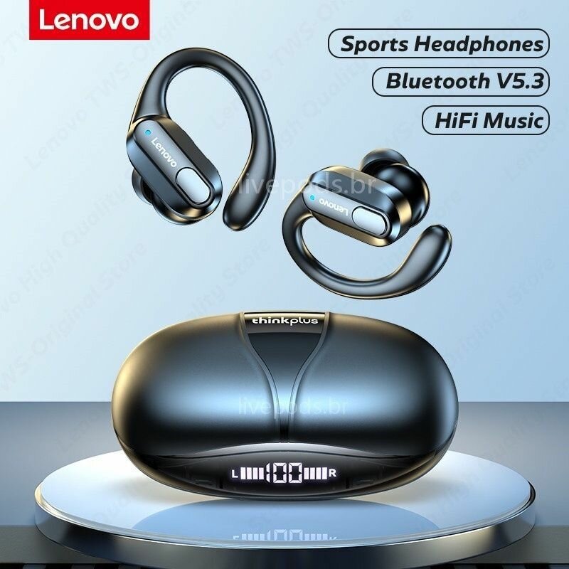 Thinkplus XT80 Bluetooth Ear-Hook Headphones for Running with Noise Reduction