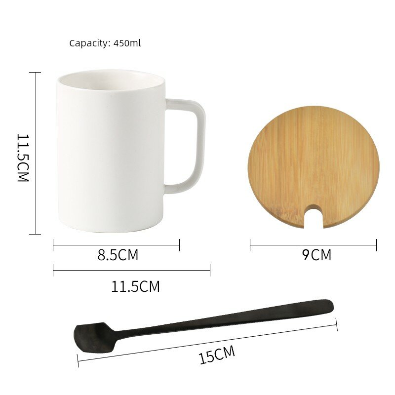 Персонализированная керамическая кружка в скандинавском стиле, однотонная ретро-чашка для кофе, чашка для чая с