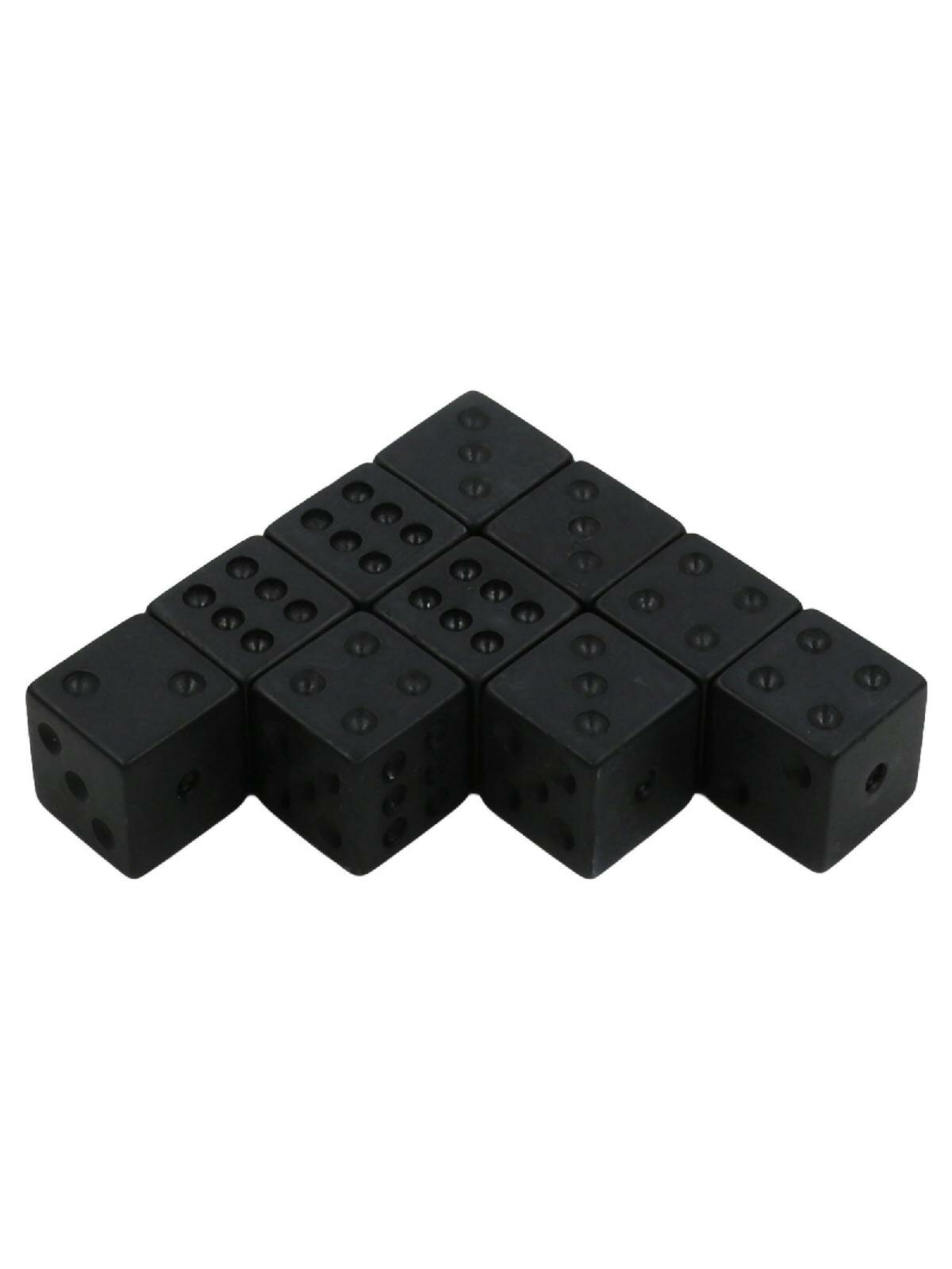 Акриловые 16-миллиметровые кубики Красочные 6-сторонние Кубики с точками Игровой Кубик для кубиков