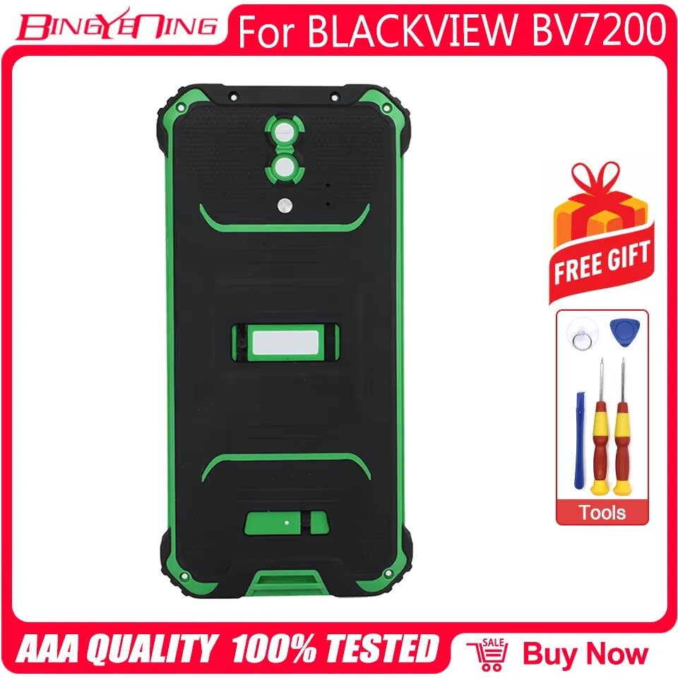 100% новая оригинальная задняя крышка аккумуляторного отсека для Blackview N6000 For BV7200 Green