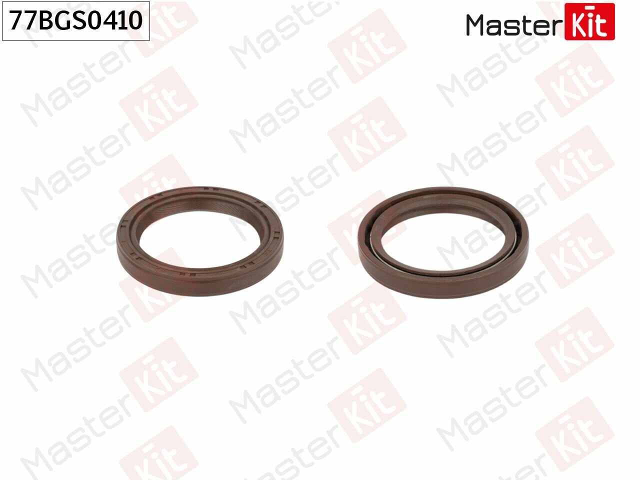 Сальник коленвала передний. Renault Logan L8 12-Nissan Almera N17 11- H4MHR16DE MasterKit 77BGS0410