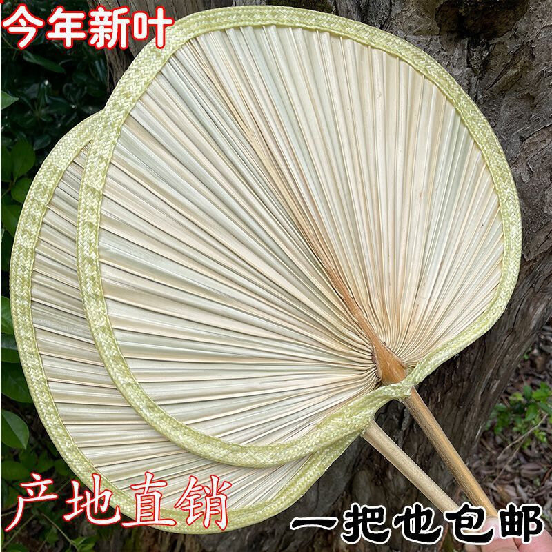 Летний старомодный веер из пальмы, банановый веер, веер с подсолнухом, веер для охлаждения, оптовый веер для барбекю, ручной росписи, домашний веер