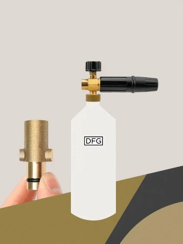 Аксессуар для минимоек / Пенная насадка LS3 Old Type для моек высокого давления Stihl(Штиль) модели RE 88-163 с латунным переходником старого образца