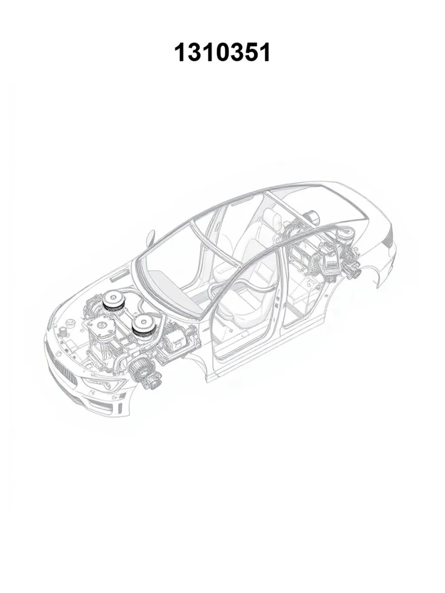 1310351, Кольцо уплотнительное Ford