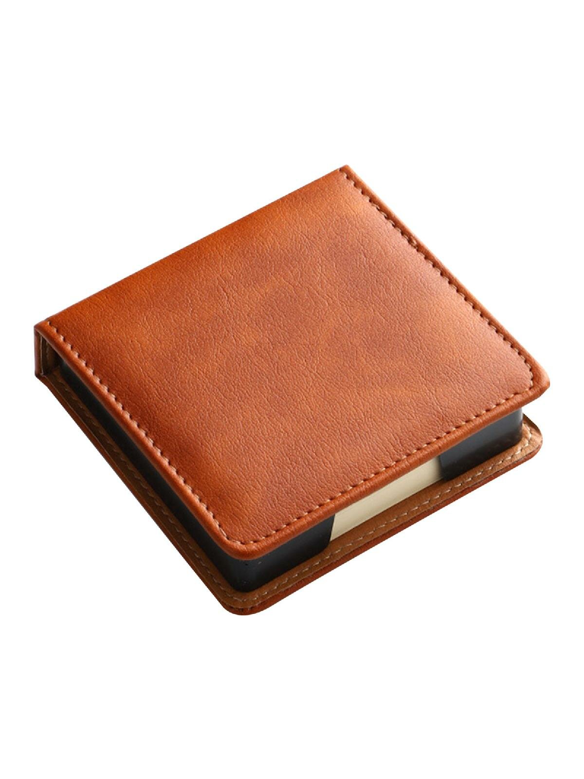 Модная коробка-органайзер для заметок, диспенсер для кожаных блокнотов, настольный органайзер