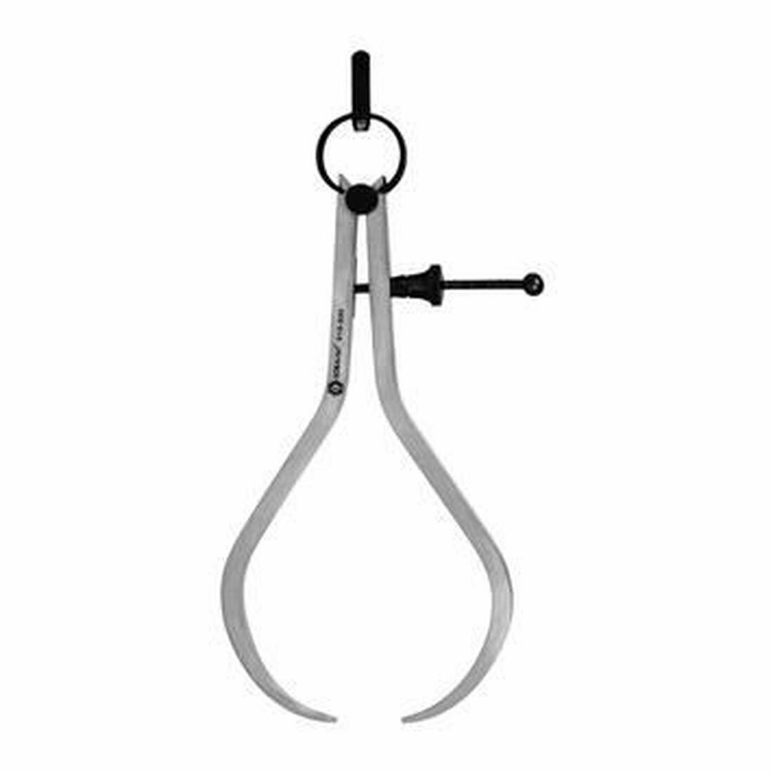 Кронциркуль кобальт для наружных измерений до 175 мм, С пружиной И фикс. Винтом, из углеродистой стали, подвес