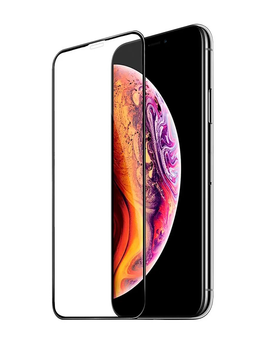 Защитное стекло Hoco G2 iPhone XS Max/11Pro Max, защита по краям, 3D, цвет черный