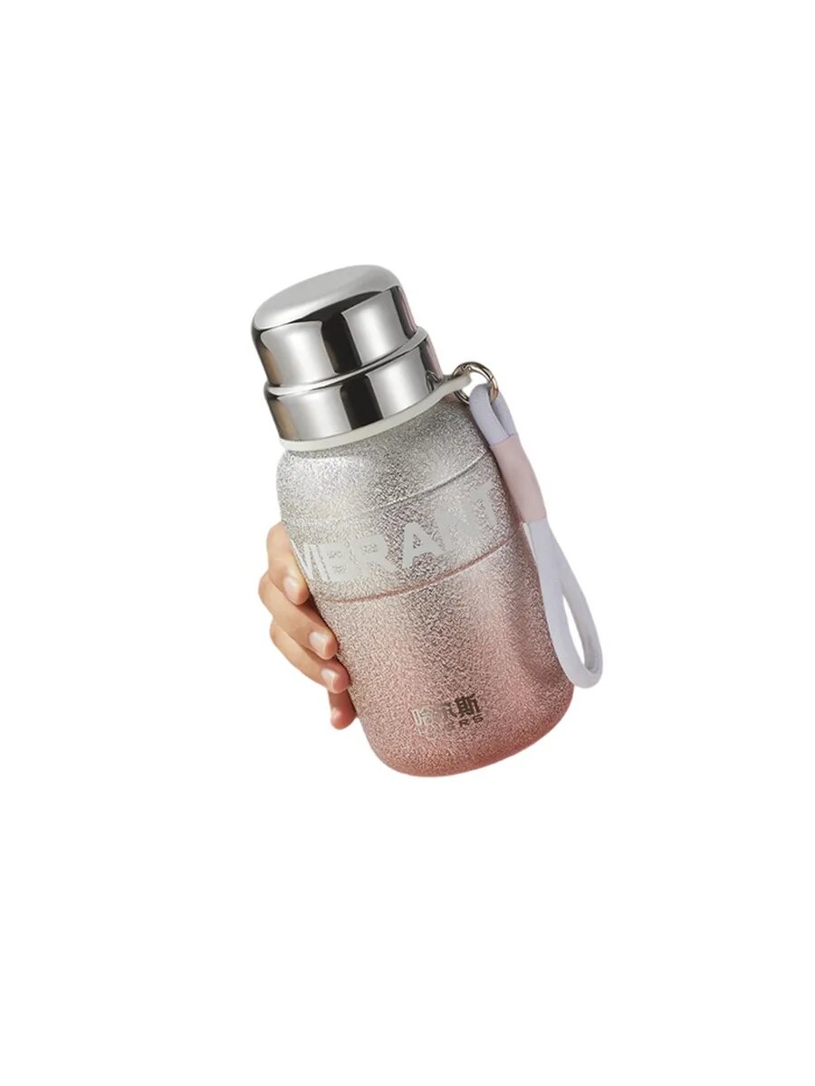 Термос Hars Star Energy 600мл, вакуум, розовый