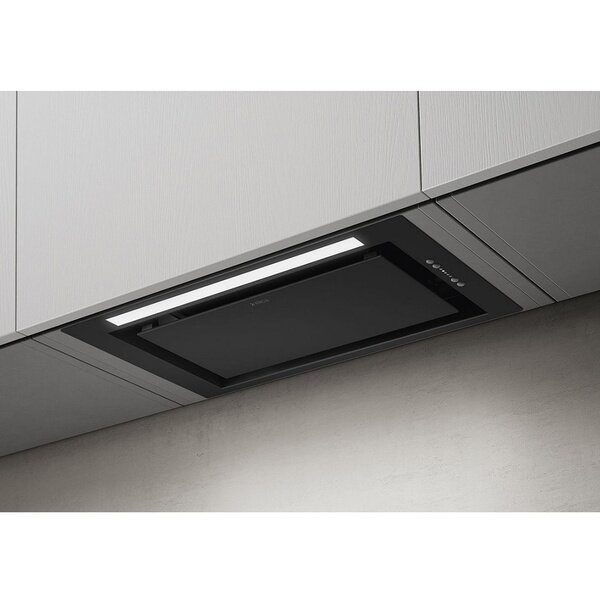 Встраиваемая вытяжка Elica Lane BL/A/52 MAT, цвет корпуса черный, цвет окантовки/панели черный