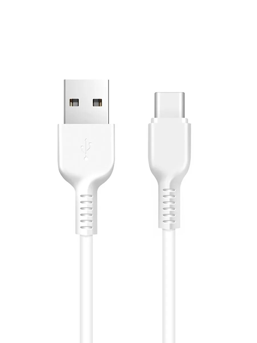 Кабель Hoco X20 USB to Type-C, 3А, 3 метра, белый / провод для зарядки Android