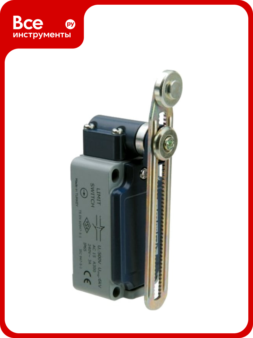 Концевой угловой выключатель быстрого переключения Emas 2-направленный, 240В, 3А L52K13MEM123