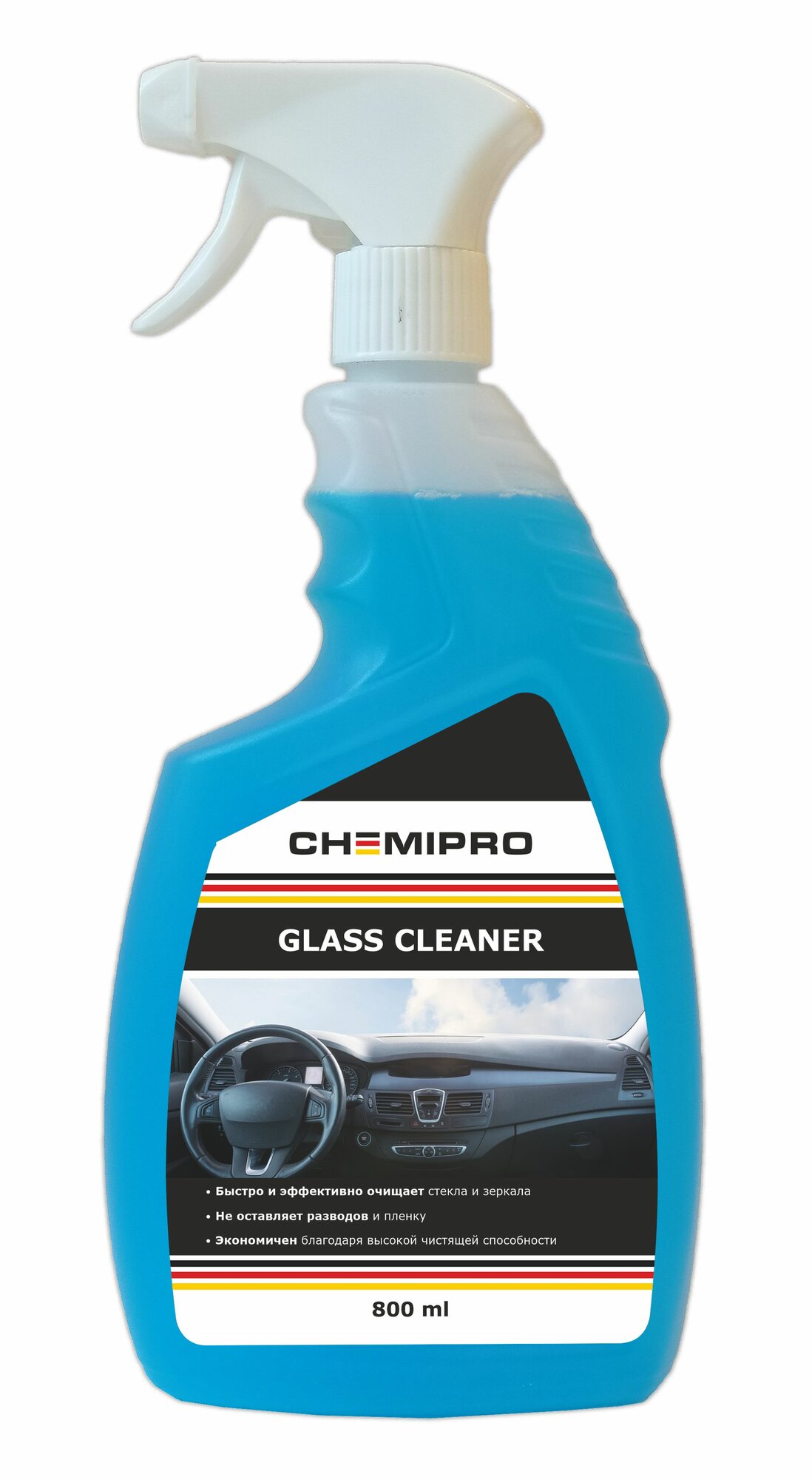 Очиститель стекол 800 мл, триггер CH125 CHEMIPRO