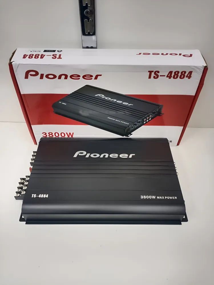 Автомобильный усилитель Pioneer TS-4884, 4-х канальный, 3800 Вт