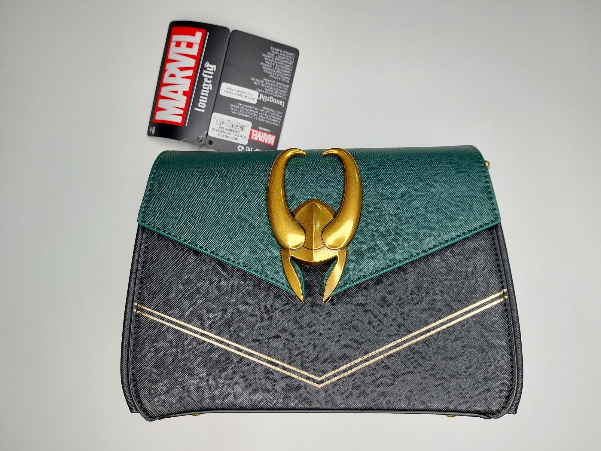 Сумка на плечо Loungefly Локи Loki из вселенной Марвел Marvel Loungefly