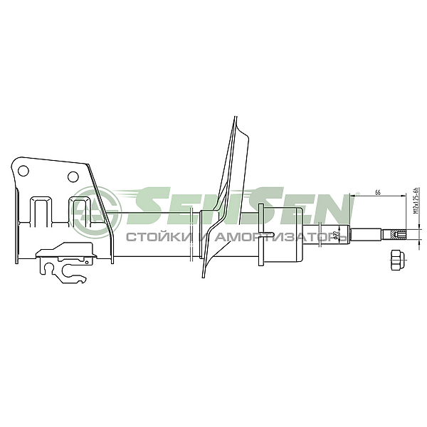 SENSEN 42140290 амортизатор подвески