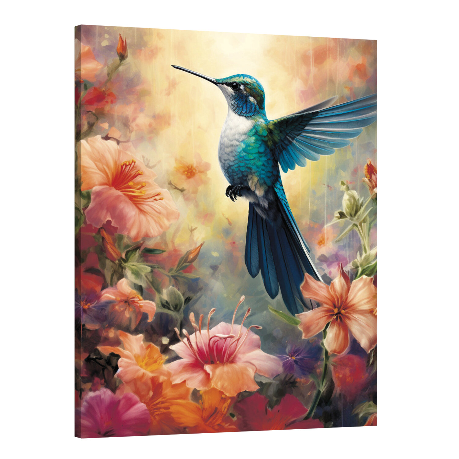 Интерьерная картина 50х70 "Колибри"