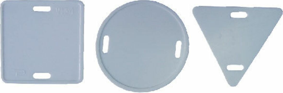 Бирка У-134 квадратная | код 43Б25У134Н | пэми ( упак.30шт.)