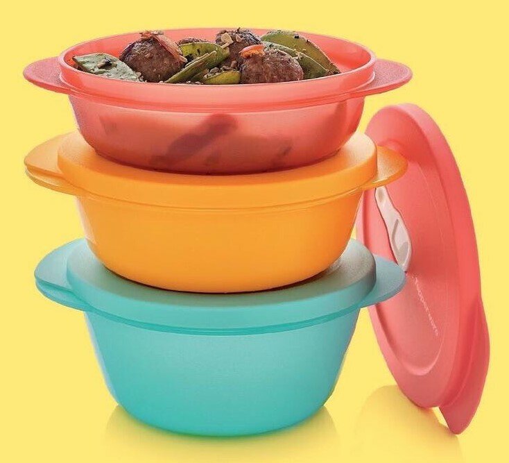 Набор "Новая волна" для разогревания 1 л / 1,5 л / 2 л Tupperware