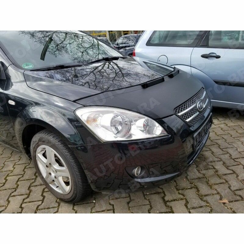 Дефлектор капота Кожаный для KIA CEED ED 2006 -2010 (Киа Сид)