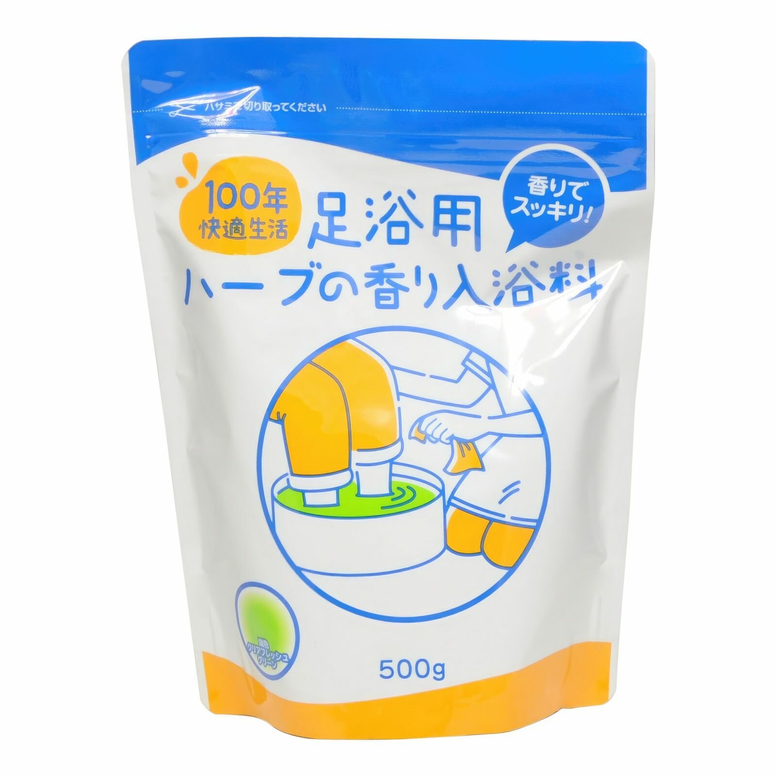 MAX Японская морская соль для ножных ванночек освежающая c ароматом трав, 500 г, арт. 043093