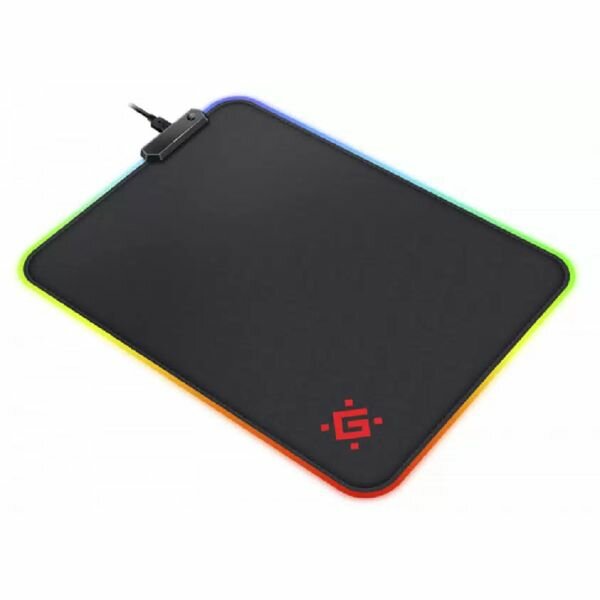 Коврик для мышки Defender Black Light 50008, RGB-подсветка, 35x30х4 см