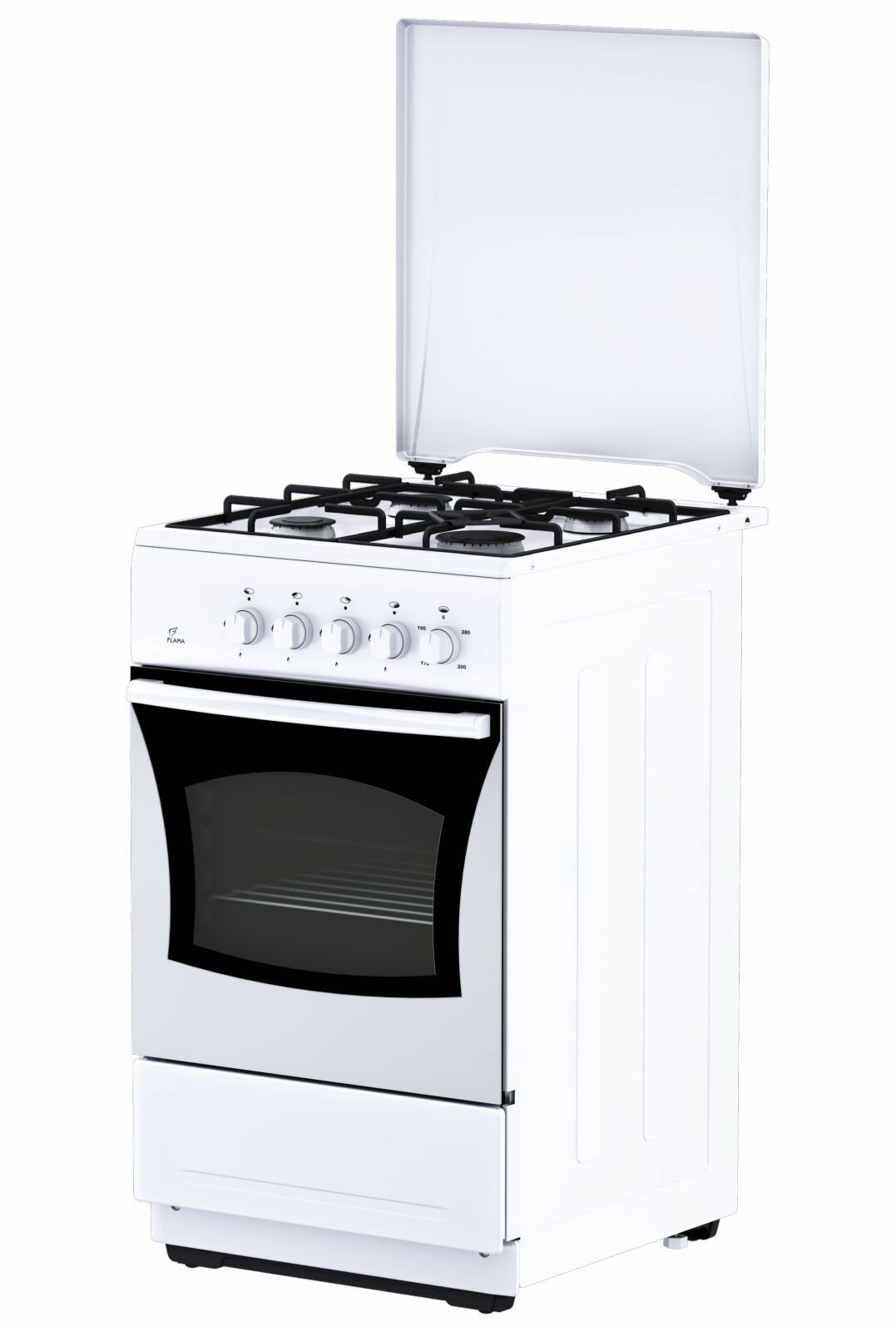 Плита Комбинированная Flama AK 1411 W белый