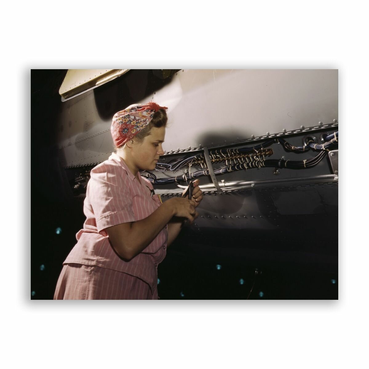 Постер, плакат на бумаге / Ретро фотографии американских рабочих. 1940 год / Размер 30 x 40 см