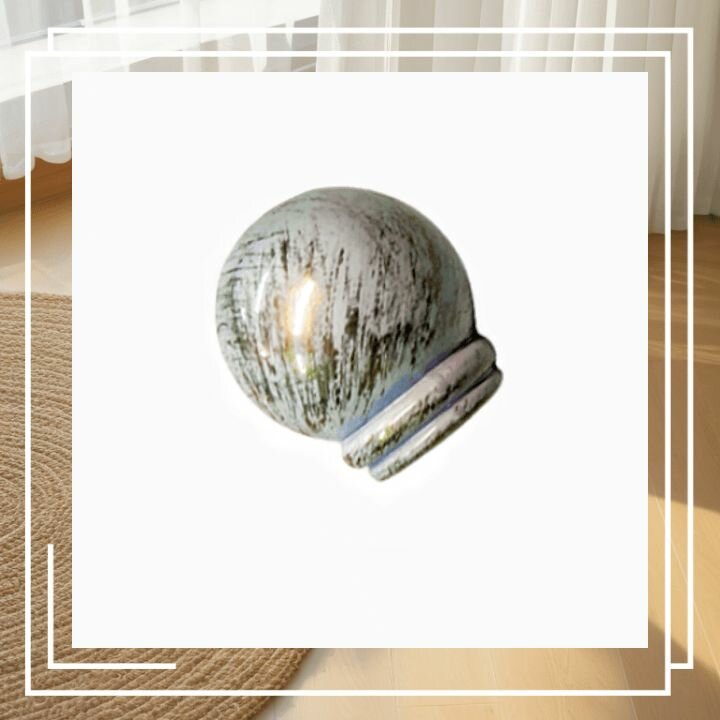 Наконечники вилма галерея Д16 A160 "Сфера" (2шт) Ампир белое золото