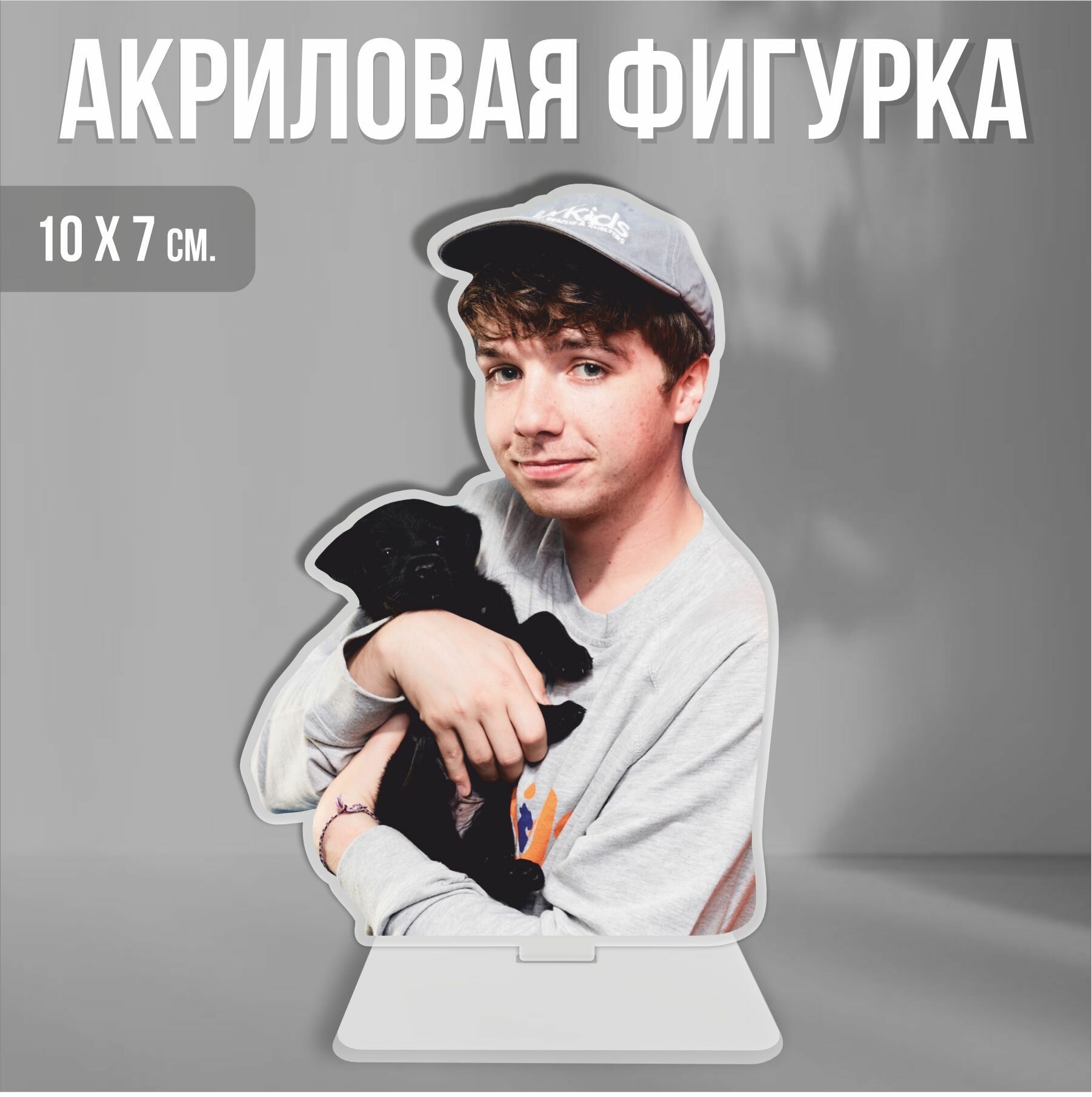 Акриловая фигурка декоративная / статуэтки для интерьера Мистер Бист mr beast Карл Джейкобс