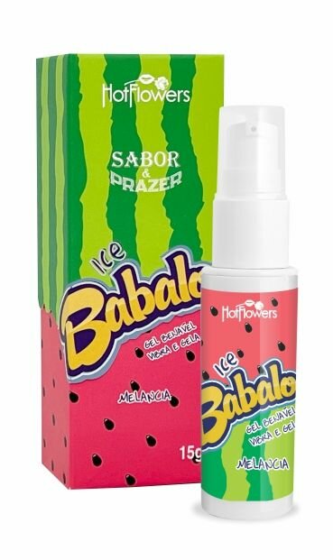 Оральный гель со вкусом арбуза и эффектом холодка Babaloo Ice, 15 г