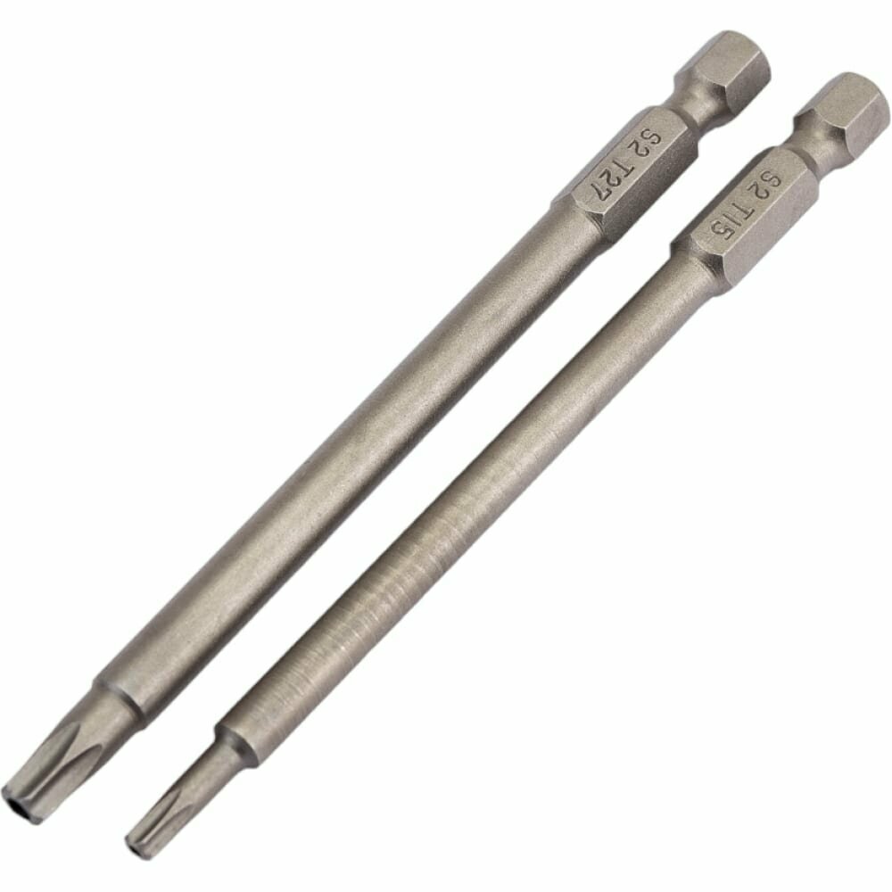 Бита TORX SECURITY Т15, Т27, 100 мм, 2 шт YATO YT-0491 36140491 092 1, сталь