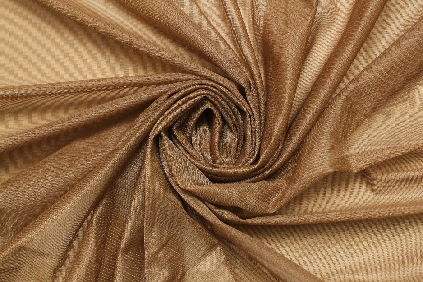 Ткань Трикотажная подкладка Taffeta бежево-оливковая, ш166см, 0,5 м