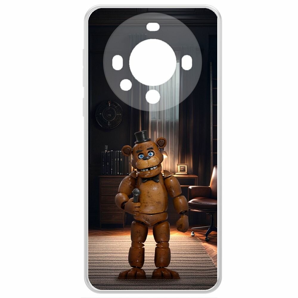 Чехол-накладка Krutoff Clear Case фнаф - Медведь Фредди для Huawei Mate 60