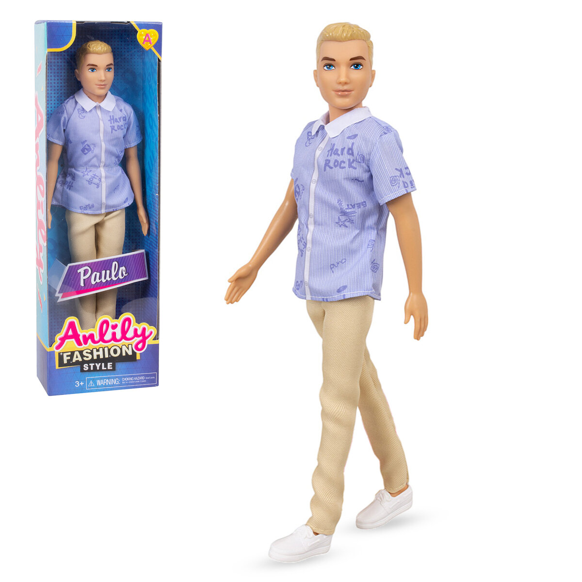 Кукла TONG DE 98020 Мальчик, 30 см, для девочек, пластик, в ассортименте