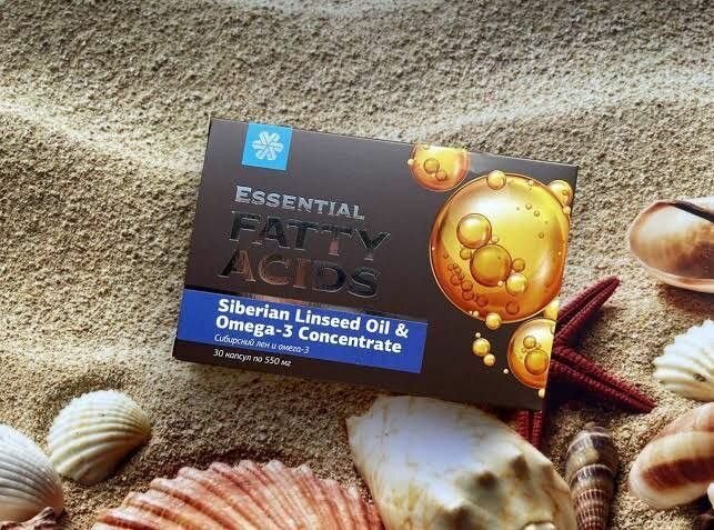 Сибирский лен и омега-3 Essential Fatty Acids, 30 капсул