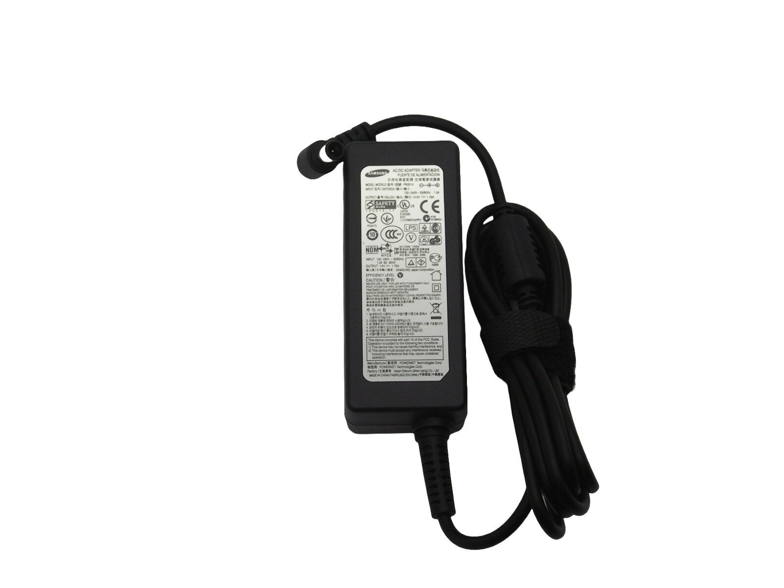Блок питания для Samsung 14V/1.79A 25W, разъем 6,5x4,4mm, с кабелем в розетку, ADP-SA-23