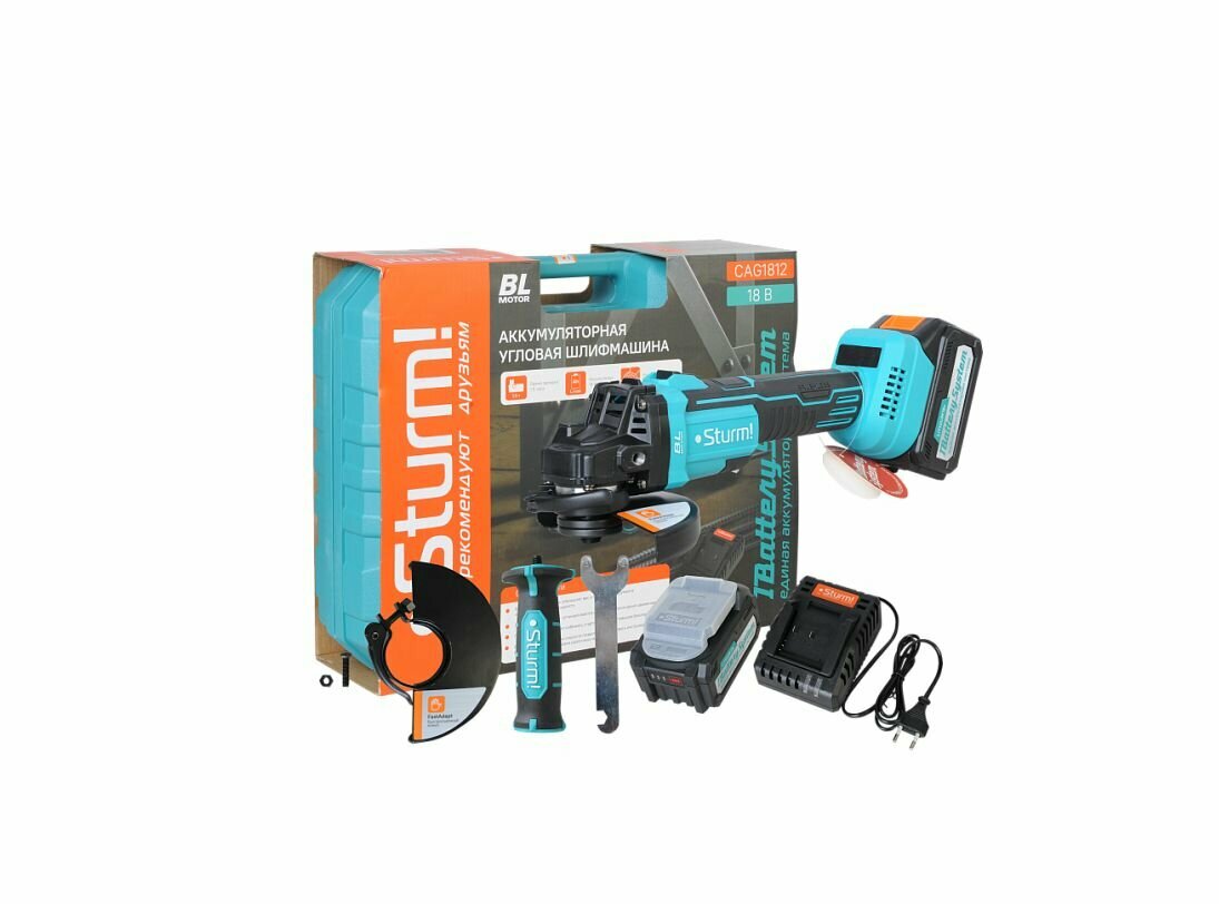 УШМ аккумуляторная STURM CAG1812