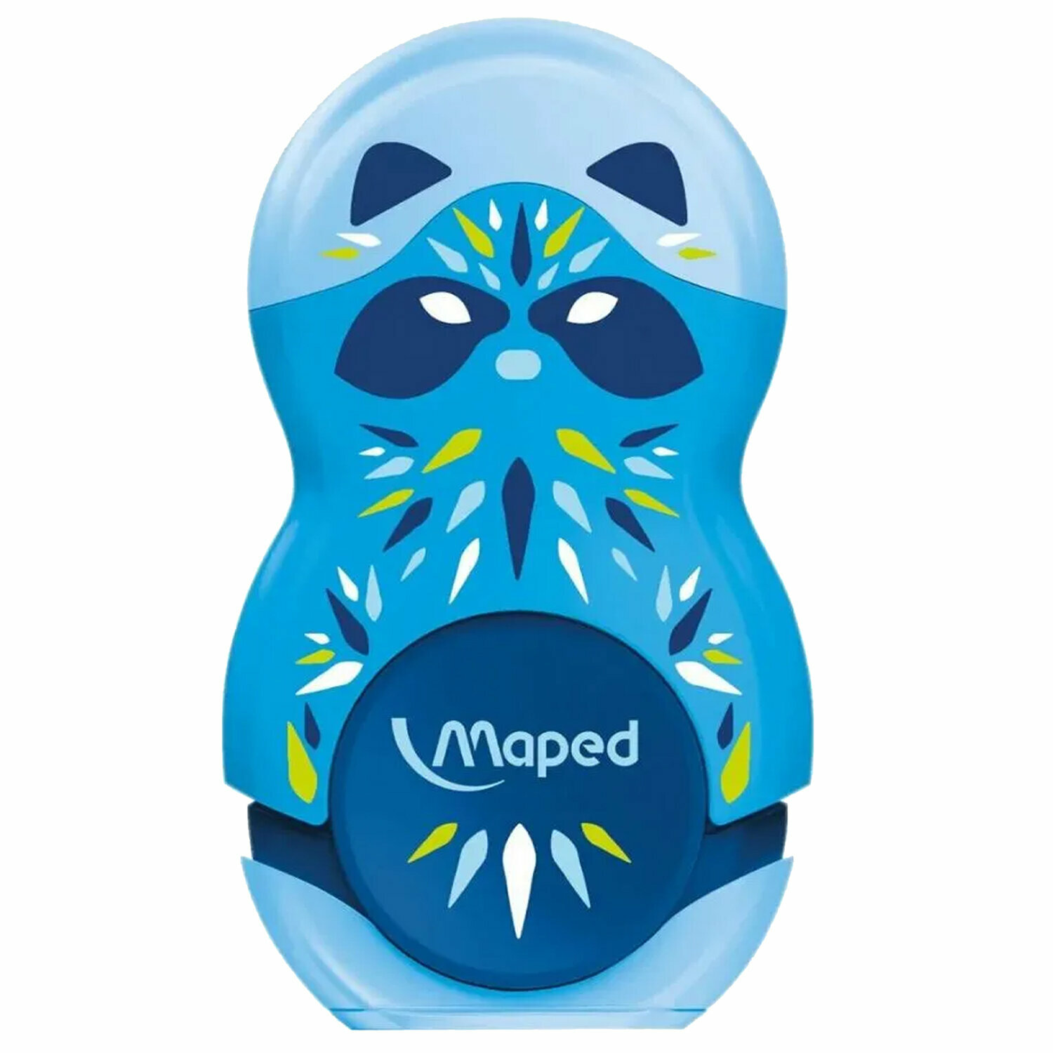 Упаковка 24 шт. Точилка с ластиком MAPED "LOOPY Mini Cute", с контейнером, корпус ассорти, 049113