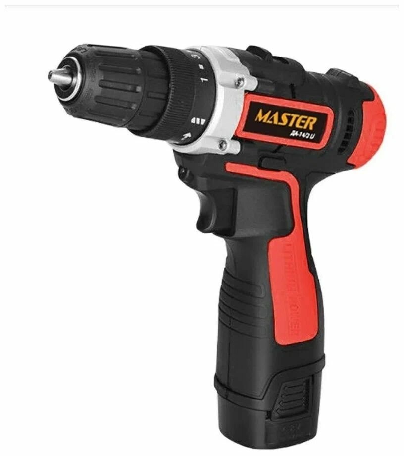 Дрель шуруповерт Master ДА-14/2Li 2 аккумулятора + кейс (14В/2а. ч.)